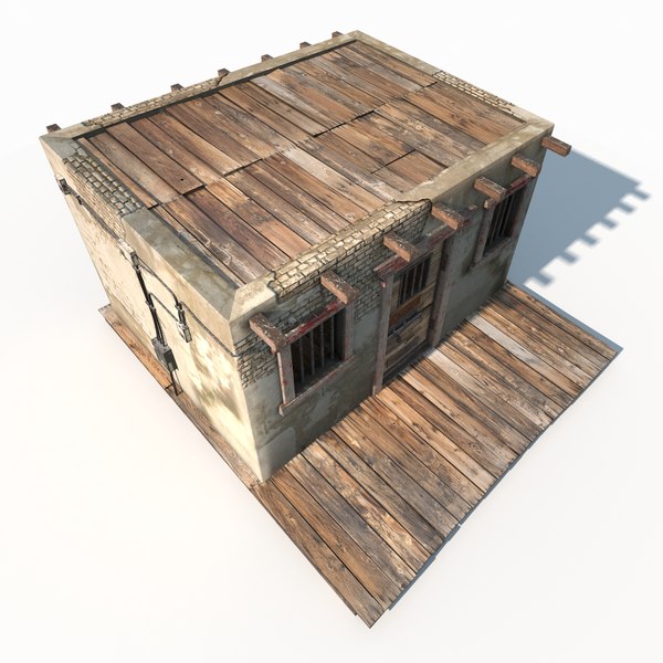 3D wild west jail model - TurboSquid 1217199