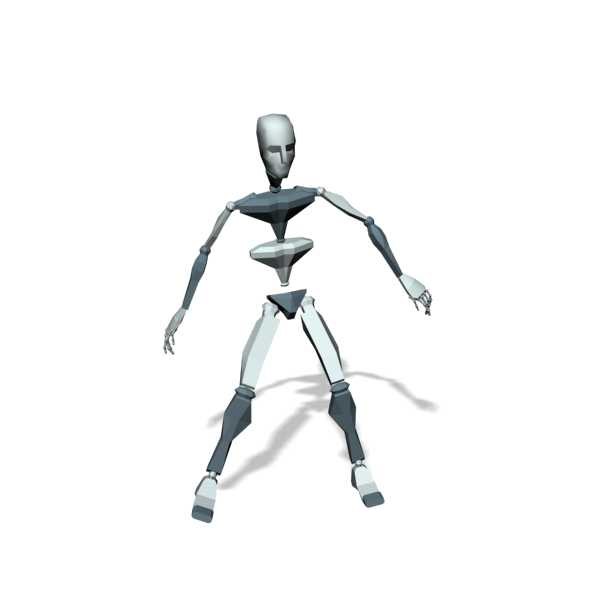 Motion Biovision capture biped moves