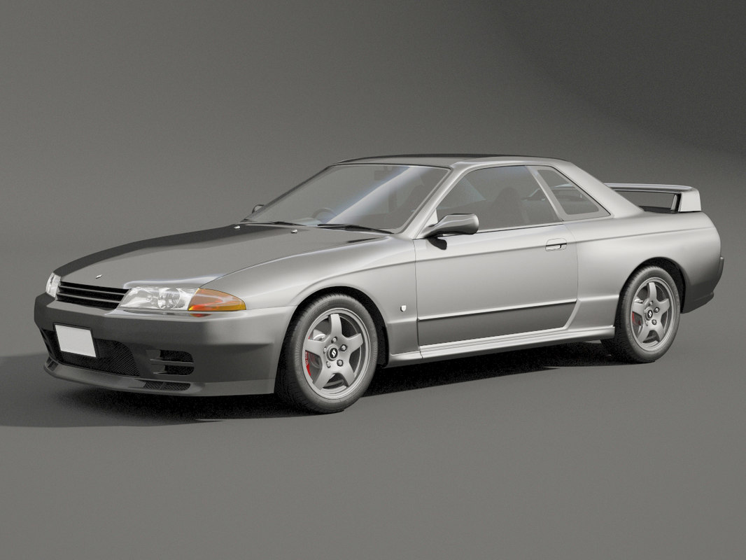 car nissan skyline r32 3d model