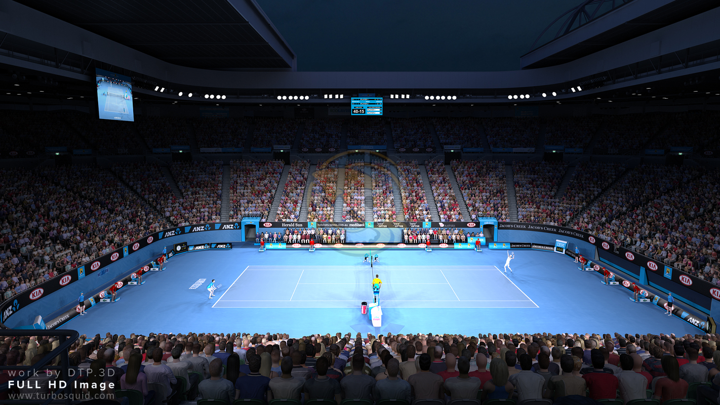 3d rod laver arena open model