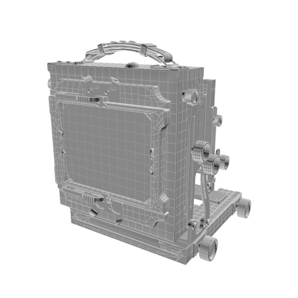 large format camera 3d model