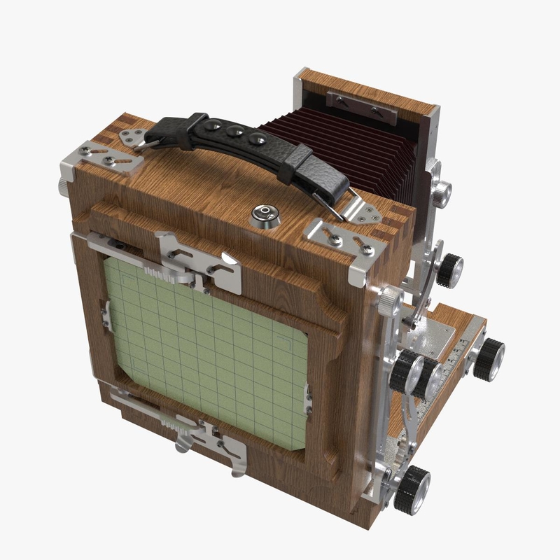 large format camera 3d model