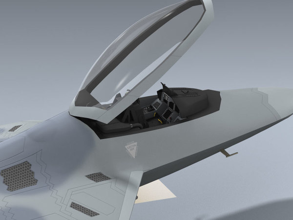 3d f-22a usaf f-22 model