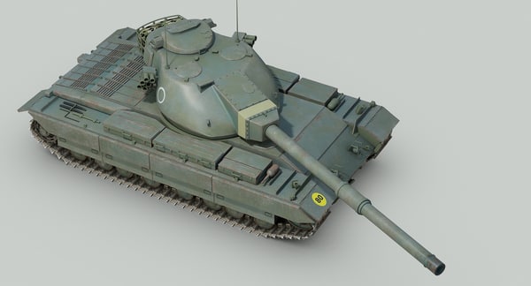 3d post conqueror heavy tank model