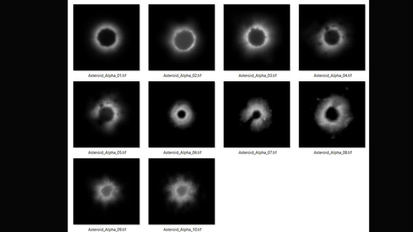 Texture Free Alpha Asteroid