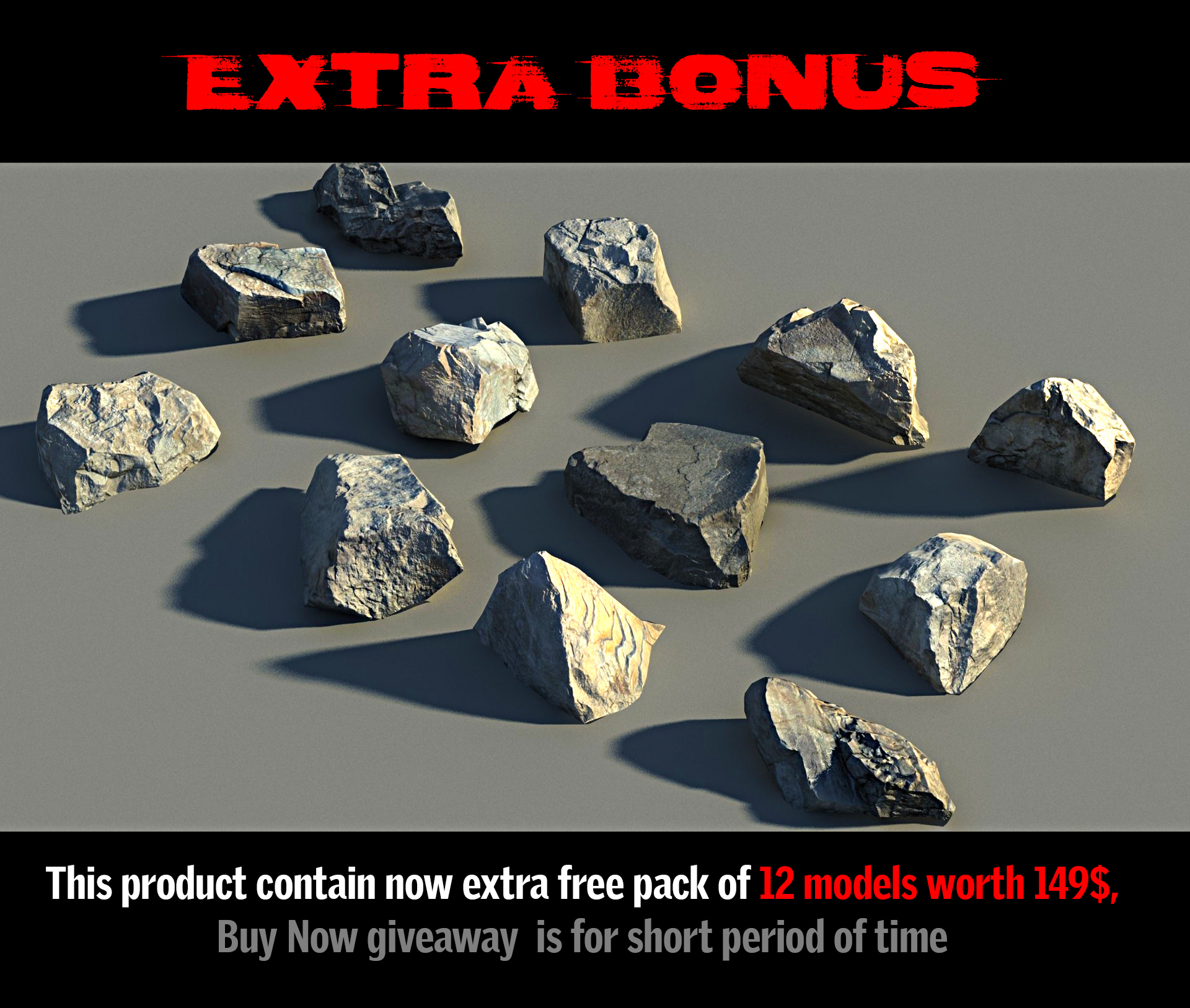 3d frozen puddle hd model