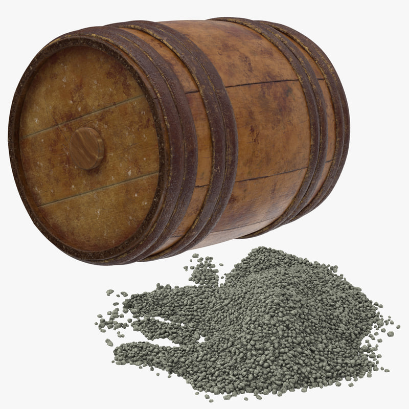3D gunpowder keg pile - TurboSquid 1235562