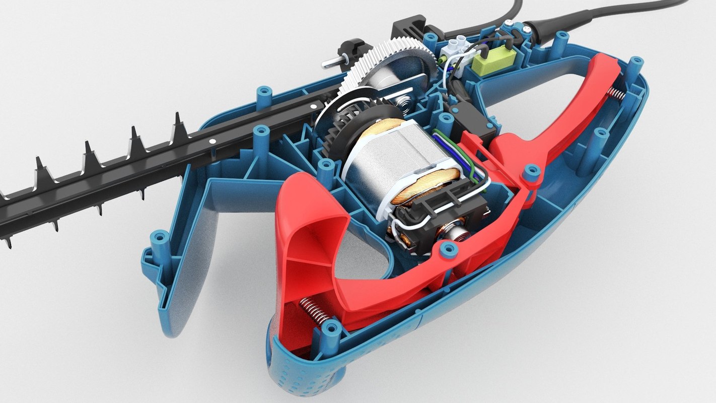 3D hedge trimmer model - TurboSquid 1529522