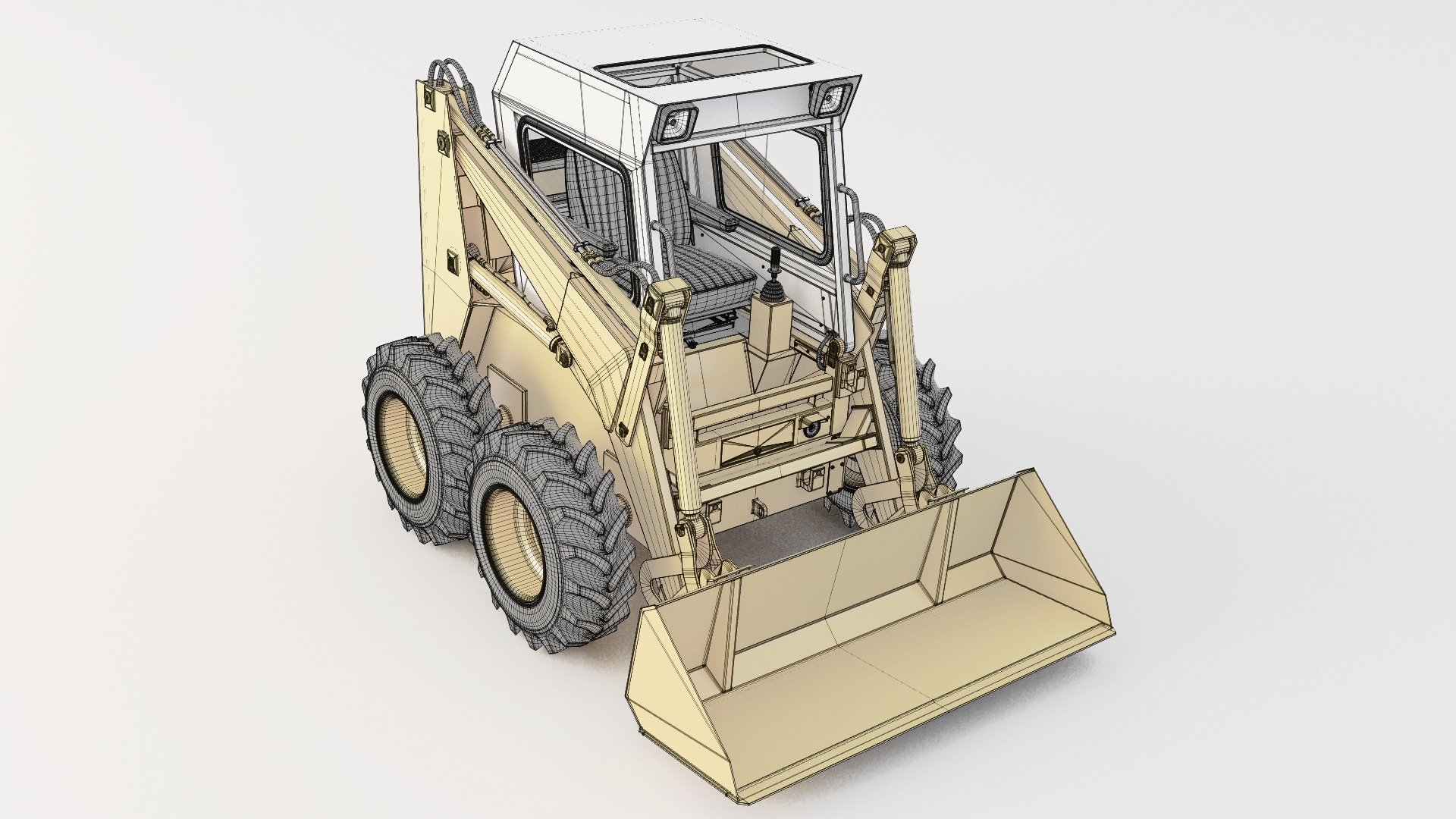3D skid steer loaders model - TurboSquid 1529281