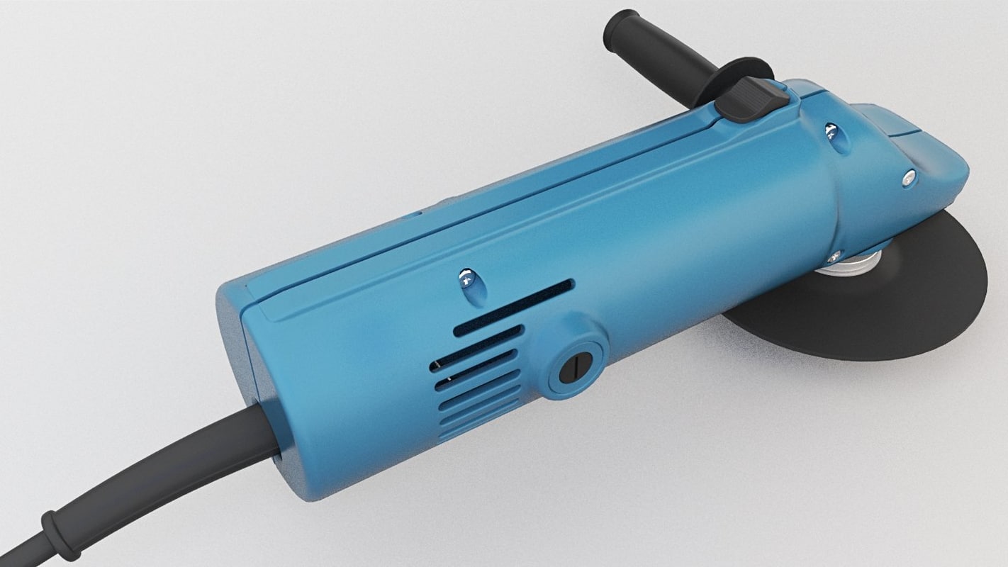 Angle grinder 3D model - TurboSquid 1527433