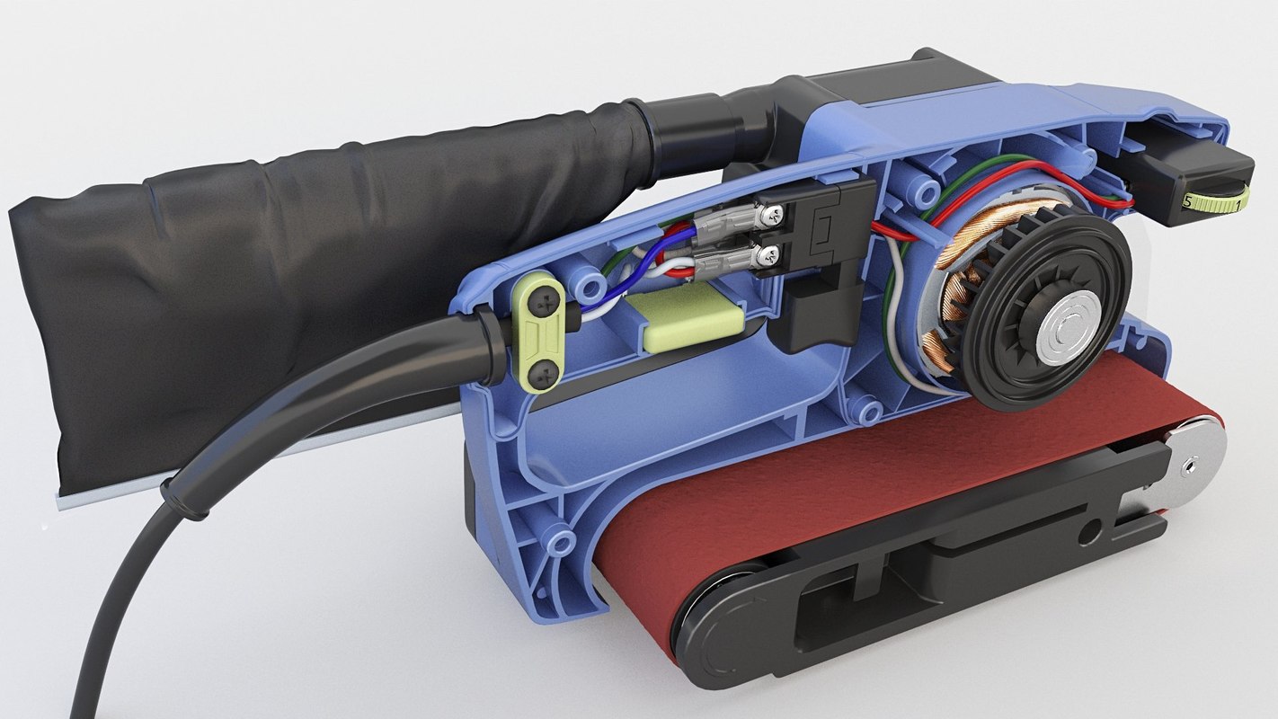 Belt sander 1 model - TurboSquid 1529356