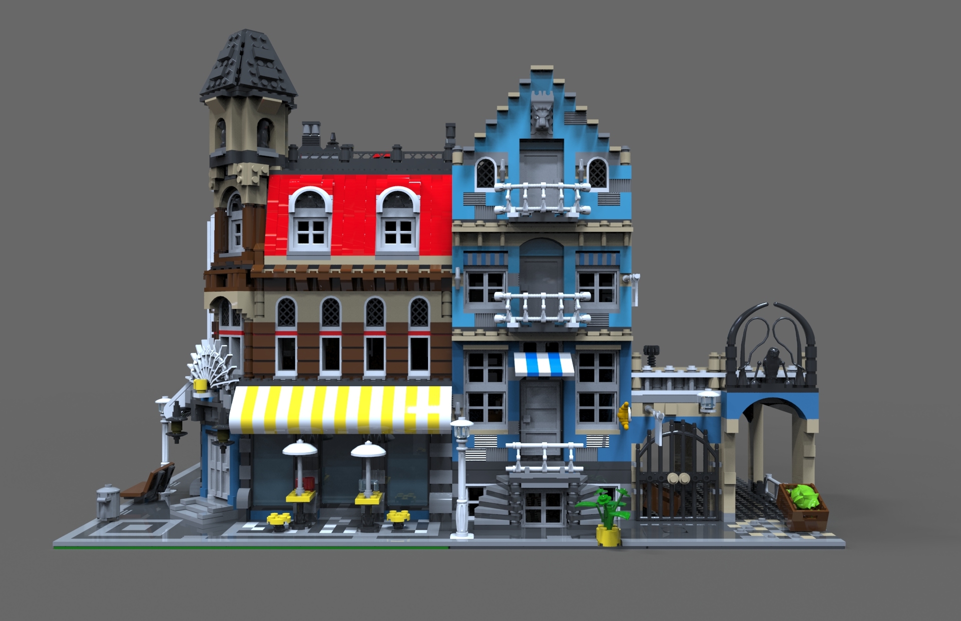 lego toy 3d c4d