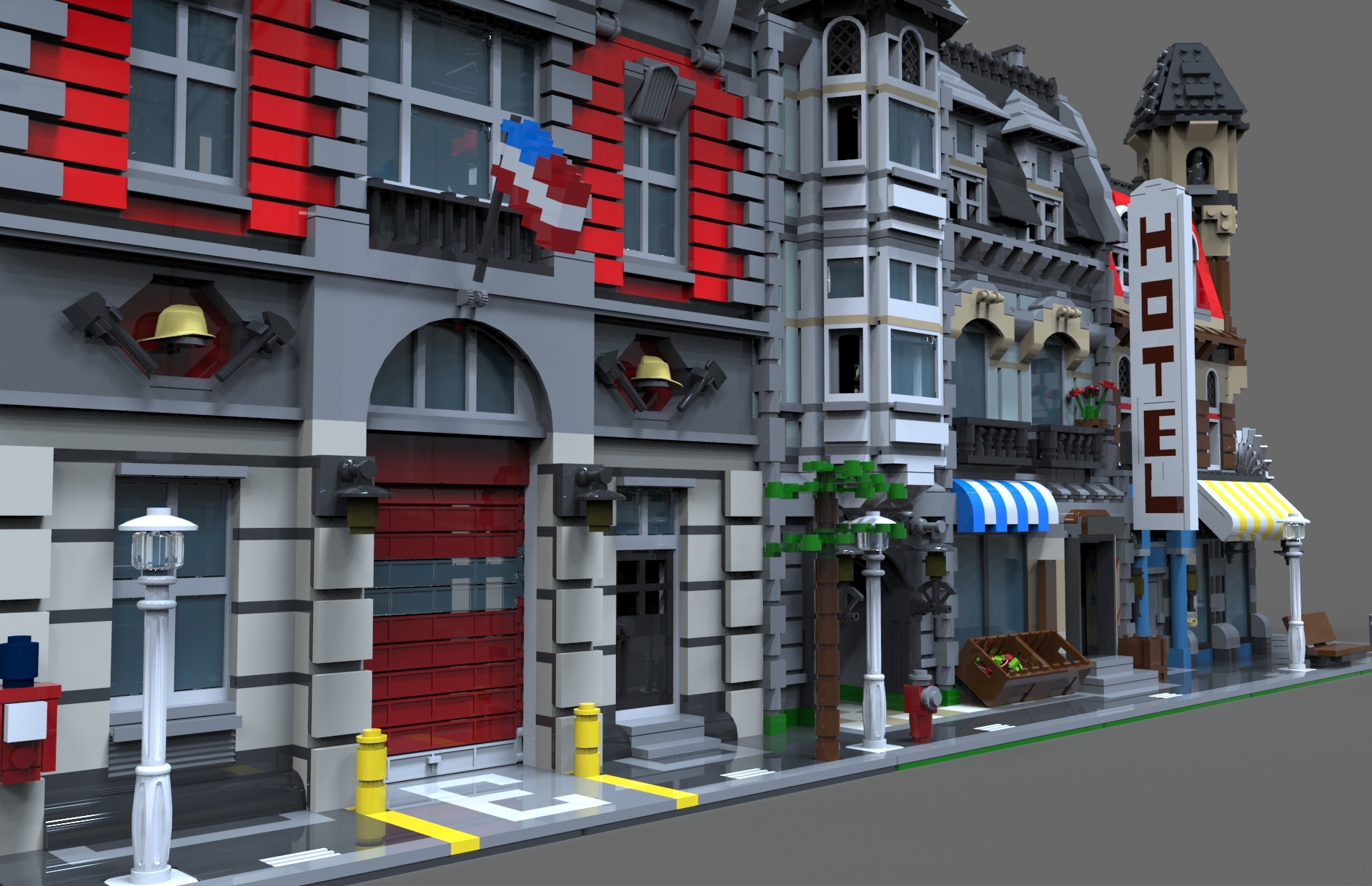 lego toy 3d c4d