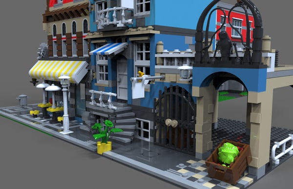 lego toy 3d c4d