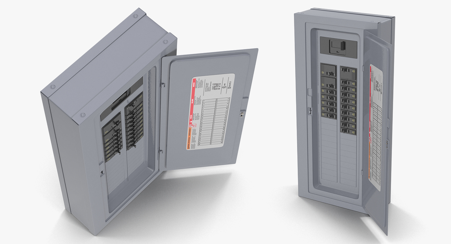 Electric control boxes 3D model - TurboSquid 1240866