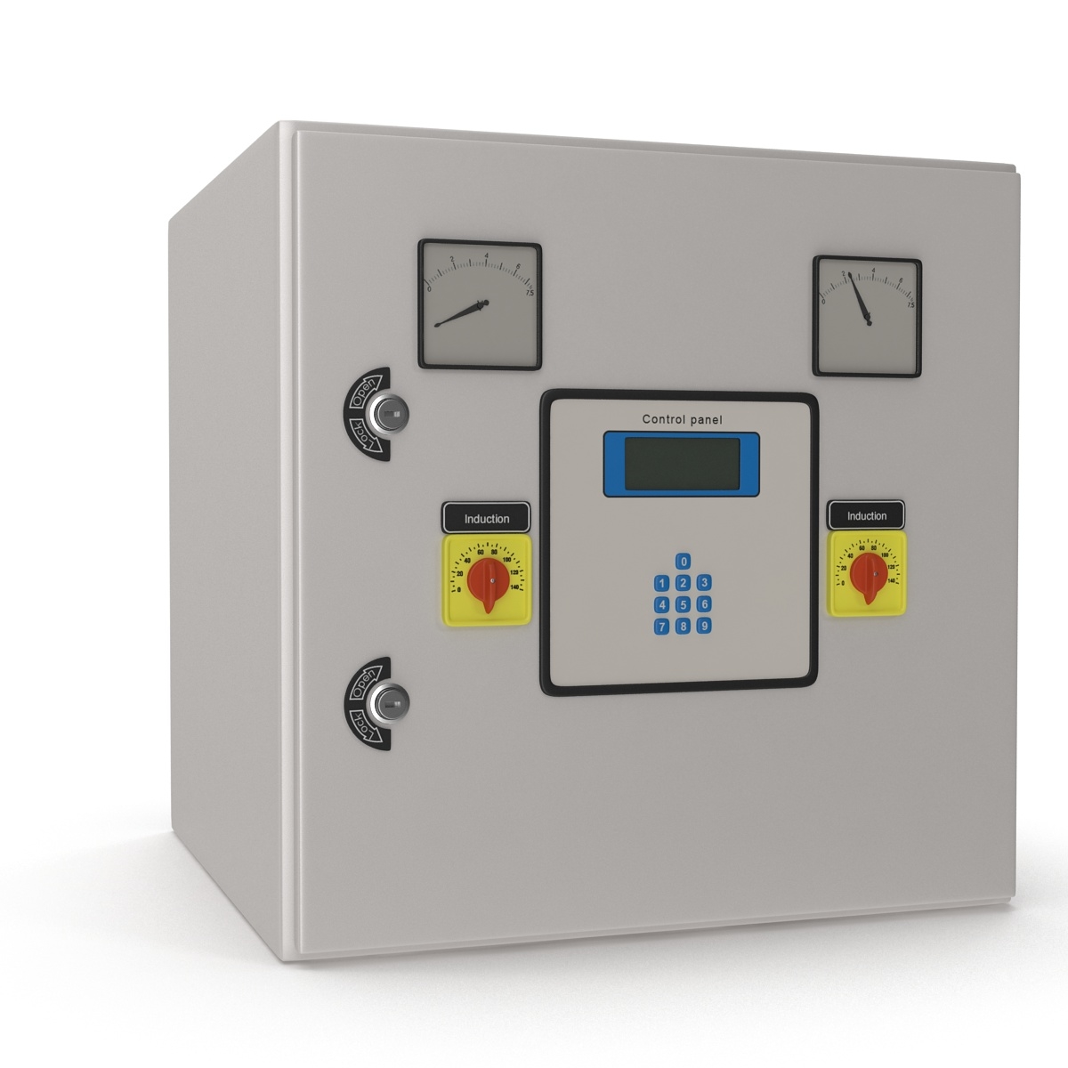 Electric control boxes 3D model - TurboSquid 1240866