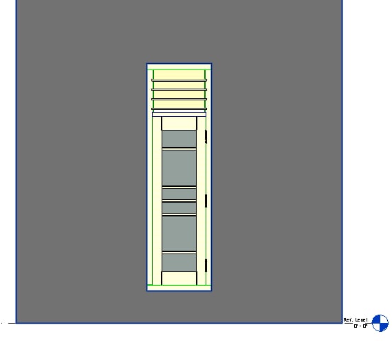 Building Revit Family Window 3D Model