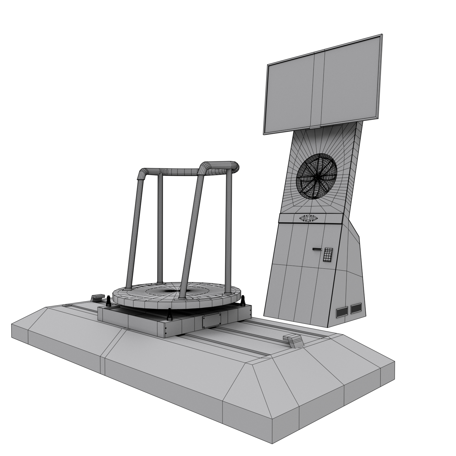 Attraction vr board 3D model - TurboSquid 1244872