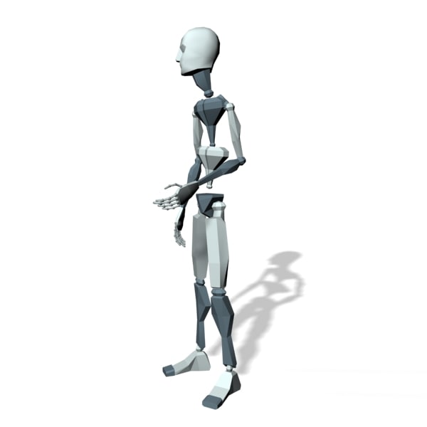 Motion Biovision talking biped skeleton