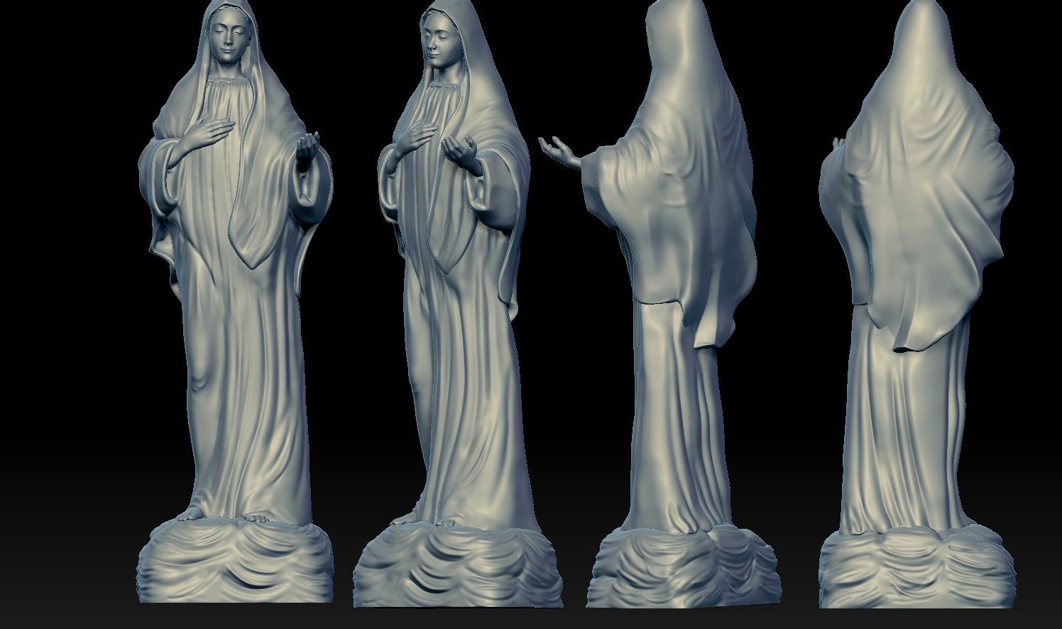 3D virgin mary - TurboSquid 1247304