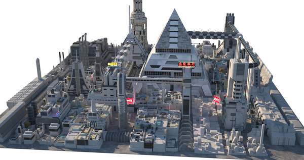 block science fiction city max