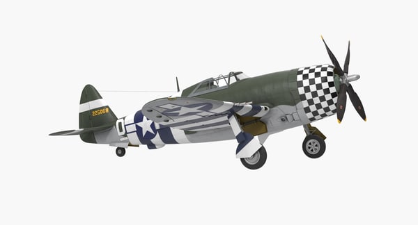 Wwii fighter aircraft 3D model - TurboSquid 1247893