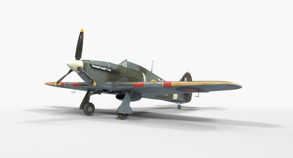 Wwii fighter aircraft 3D model - TurboSquid 1247893