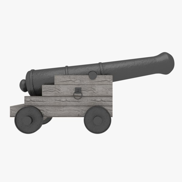3D cannon model - TurboSquid 1247400
