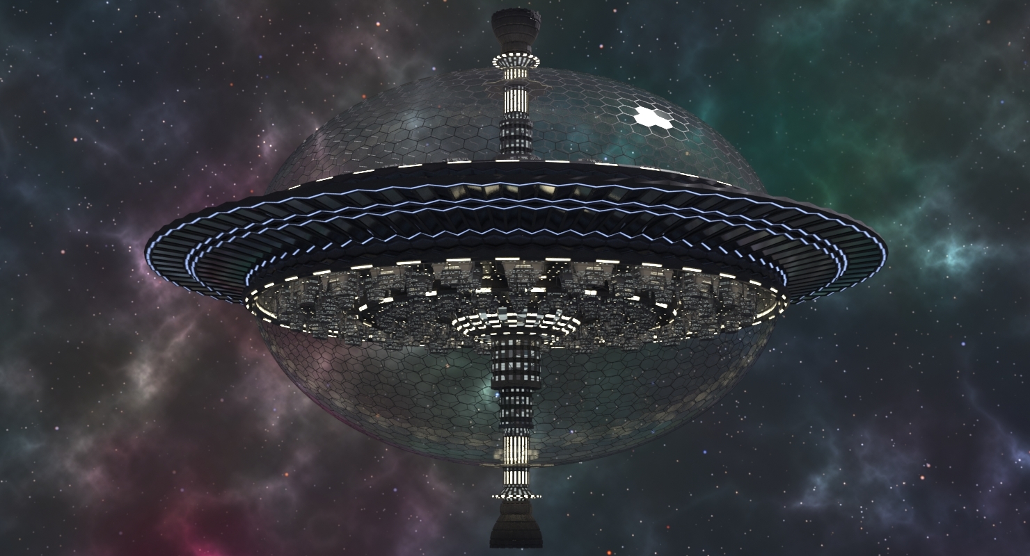 3D model space city 01 - TurboSquid 1247436