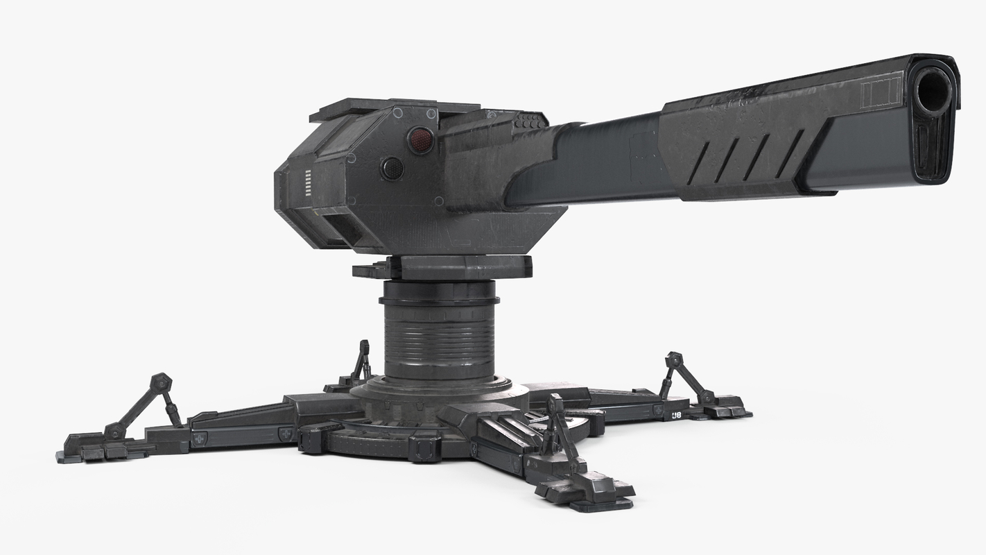 modèle 3D de Tourelle de science-fiction - TurboSquid 1247411