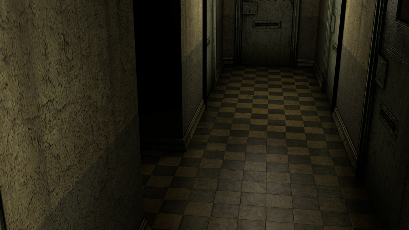 3D asylum corridor - TurboSquid 1247479