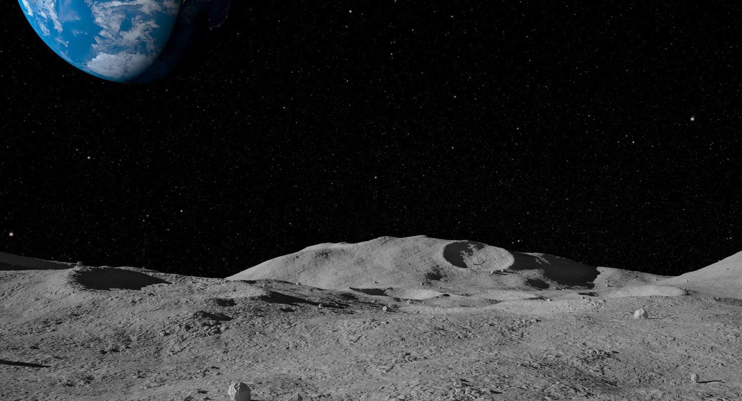 3D model moons surface - TurboSquid 1247746