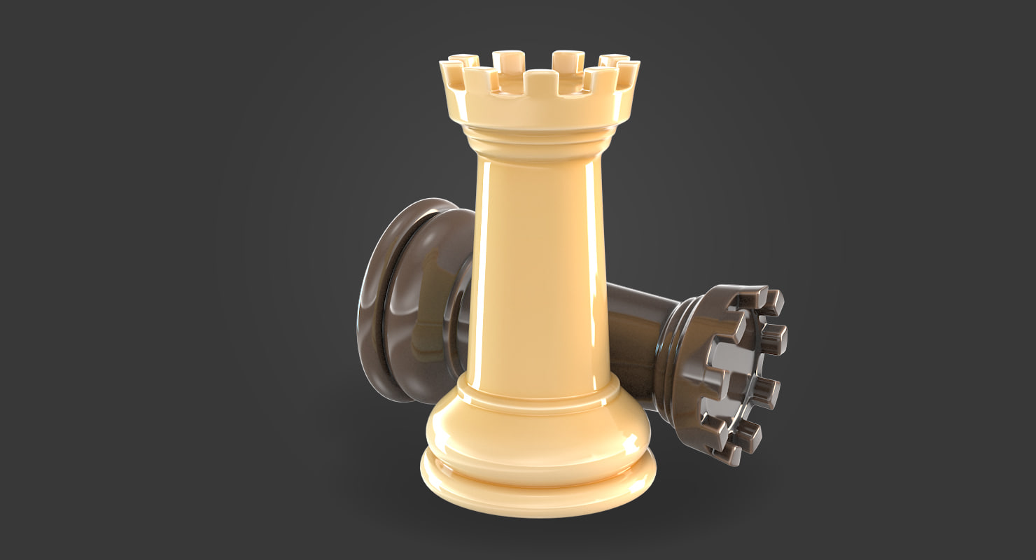 Chess rook 3D - TurboSquid 1247884