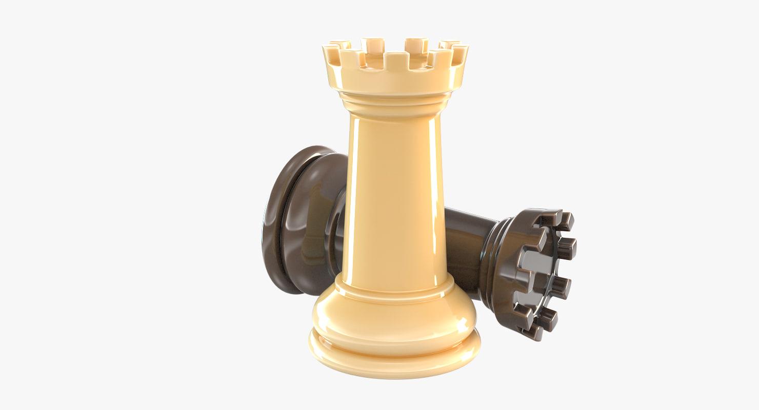 Chess rook 3D - TurboSquid 1247884