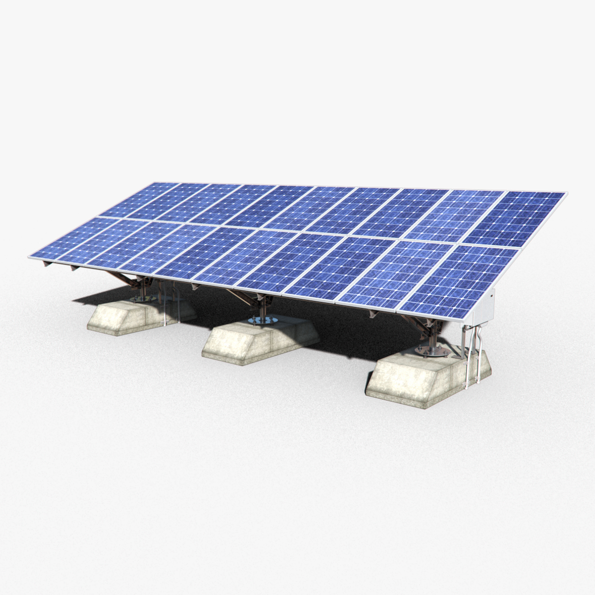 Solar panel 3D model - TurboSquid 1247982