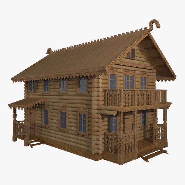 Log Cabin 3D Models for Download | TurboSquid