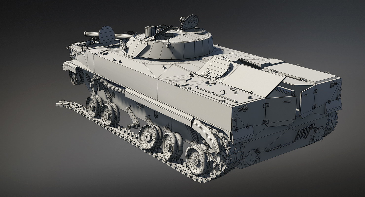 3D model low-poly bmp-3 - TurboSquid 1248158