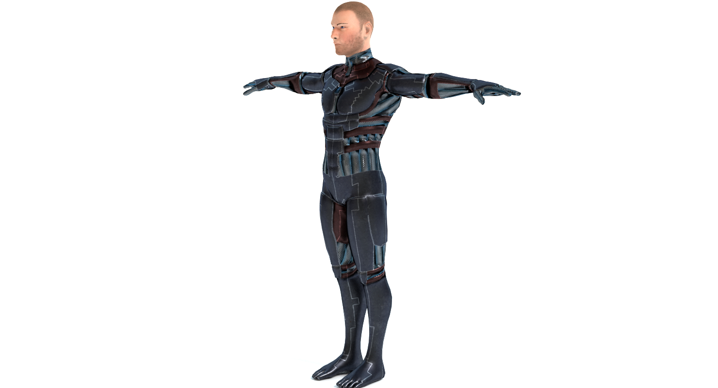 Sci fi soldier biosuit model - TurboSquid 1248171