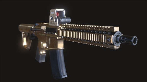 3d pkm machine gun model