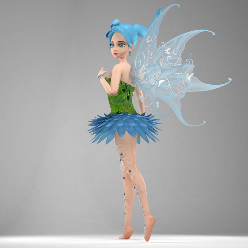 3d model forest fairy