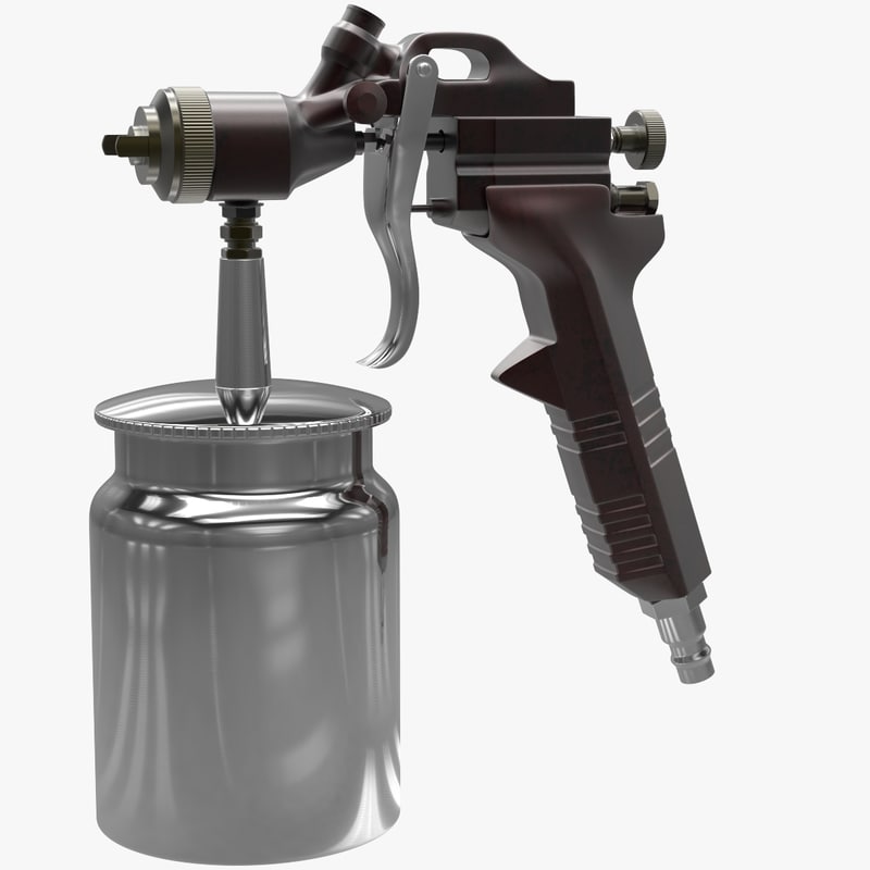 3D model pressure spray gun v2 - TurboSquid 1248691