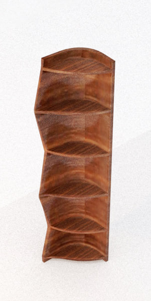 Showpiece corner rack 3D model - TurboSquid 1248750