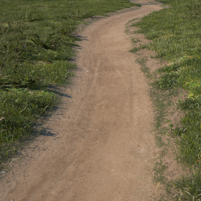3D scans green belt path - TurboSquid 1221316
