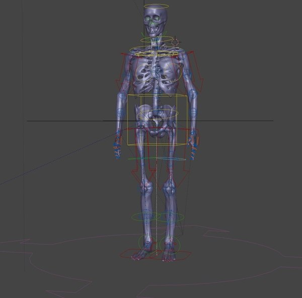 Zombie skeleton 4k rig 3D - TurboSquid 1249002