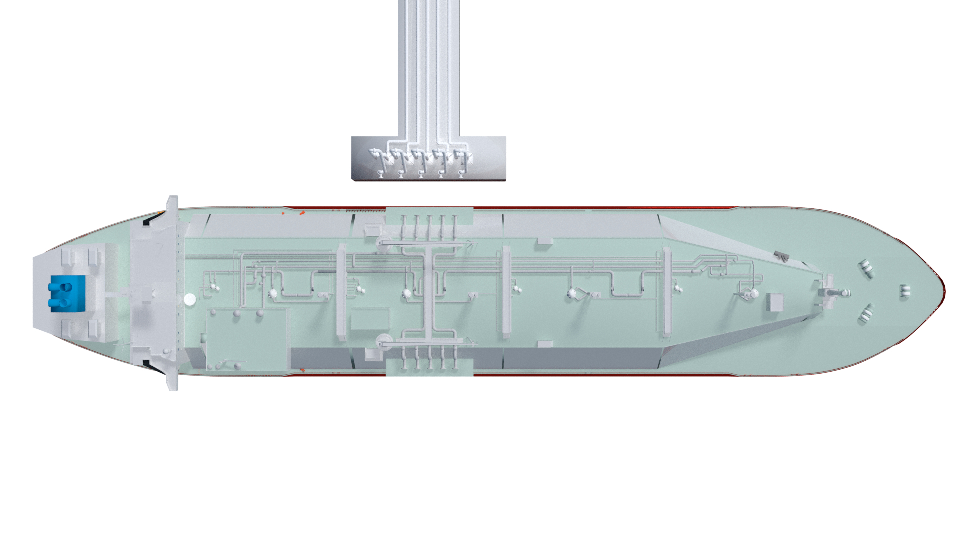 Lng carrier membrane type 3D model - TurboSquid 1249003