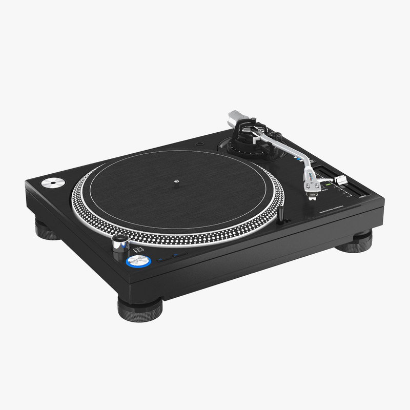 Professional dj turntable 3D model - TurboSquid 1249312