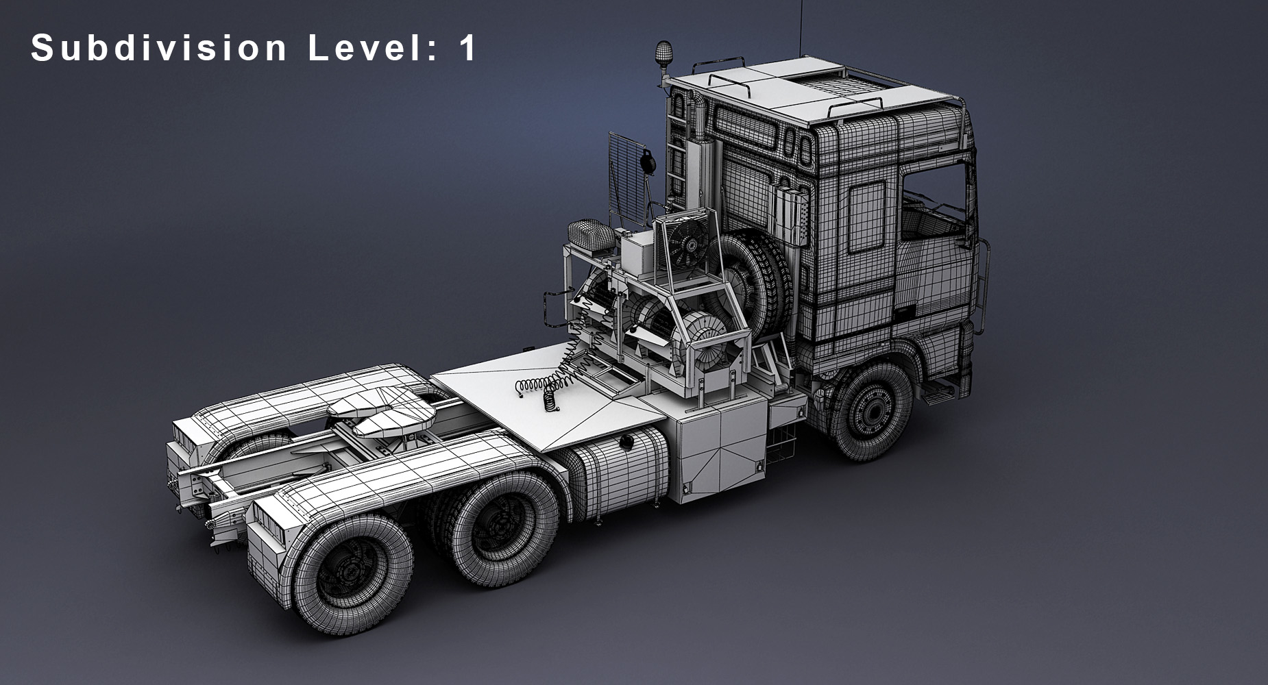 Army truck daf tropco 3D model - TurboSquid 1249061