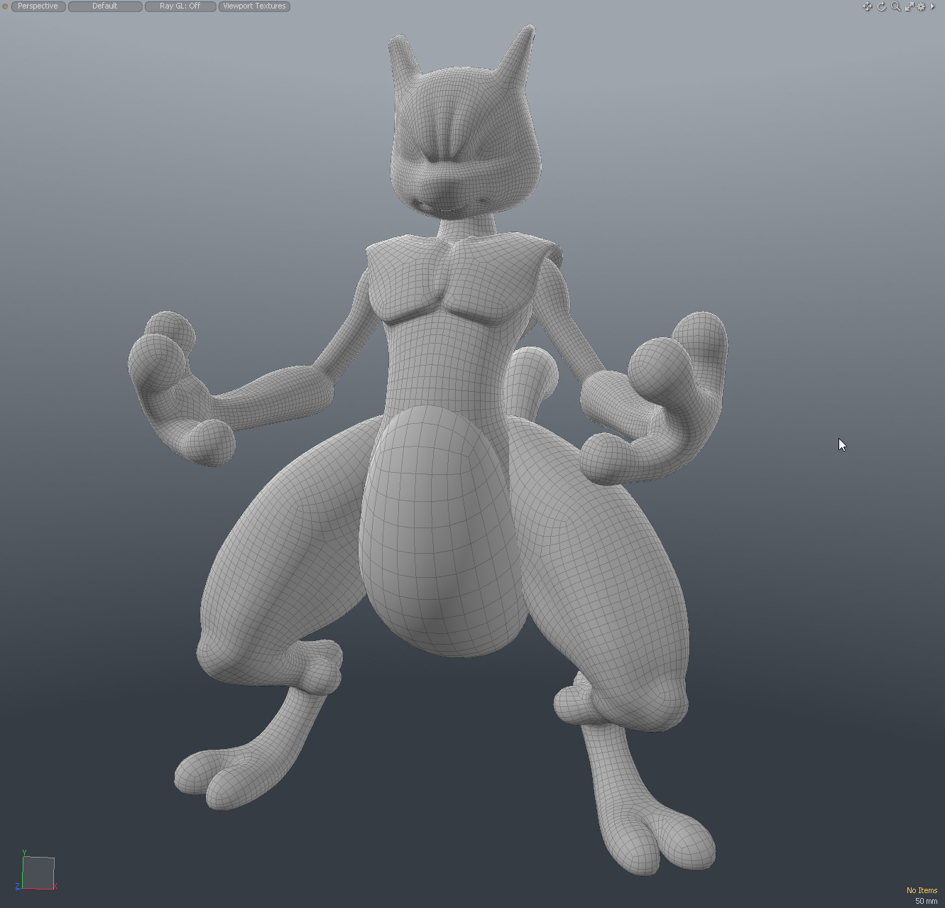 3D model mewtwo pokemon - TurboSquid 1249089