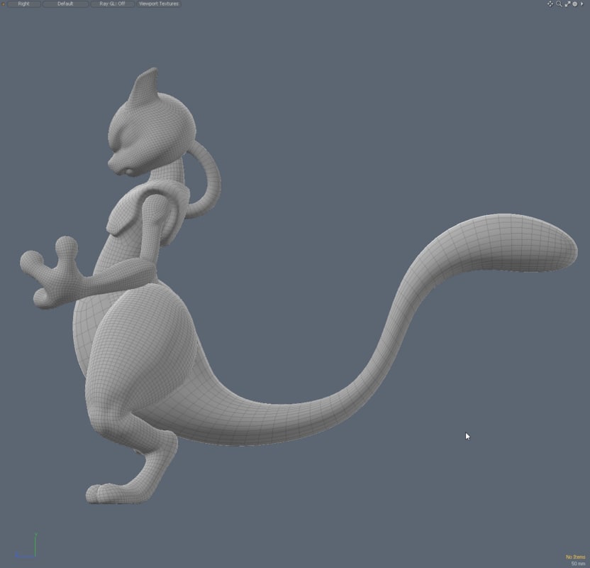 3D model mewtwo pokemon - TurboSquid 1249089