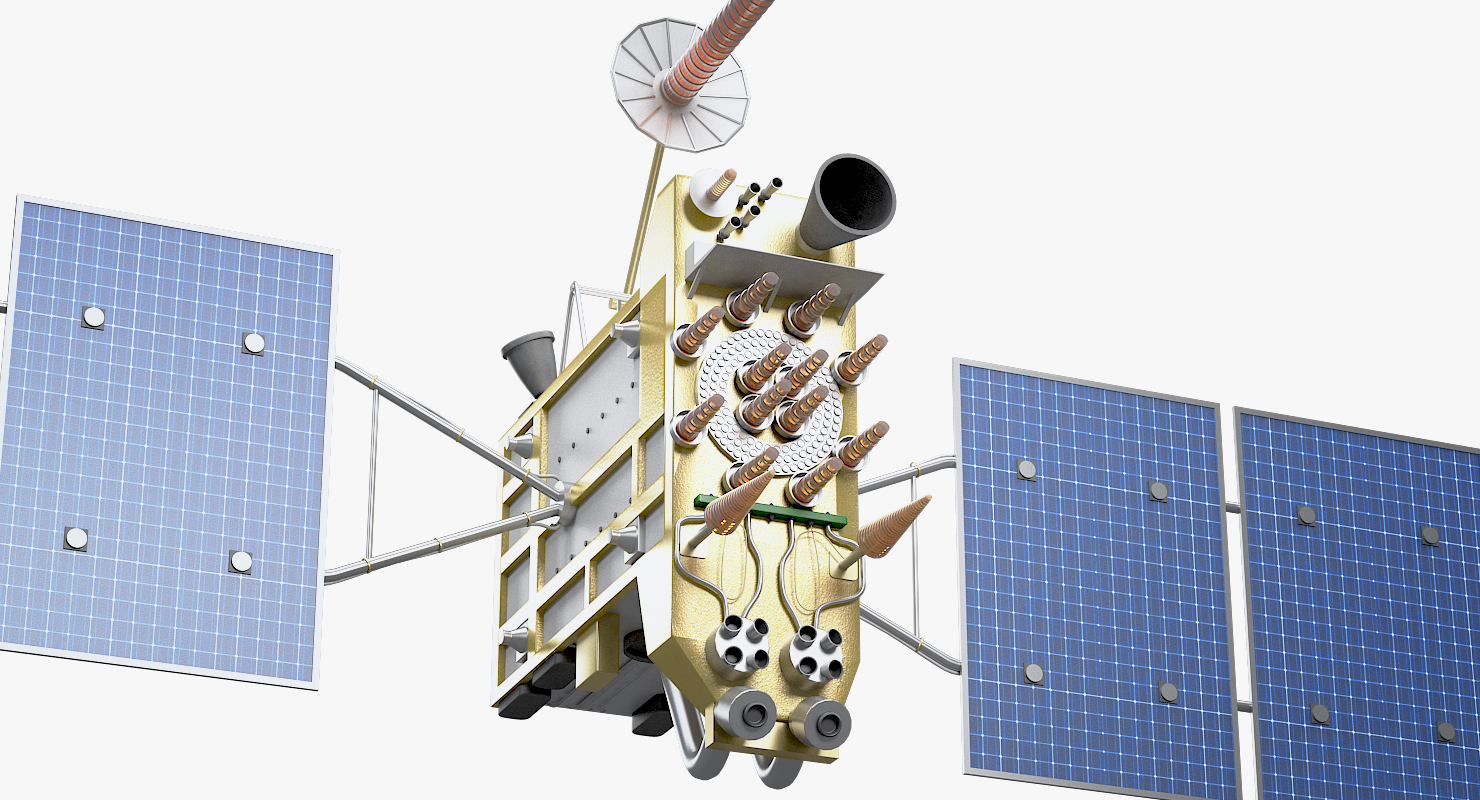 Satellite glonass k2 model - TurboSquid 1249210